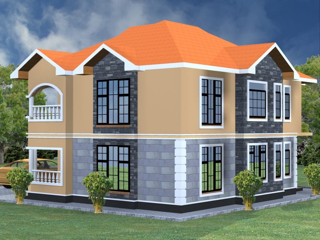 Elegant 4 Bedroom Maisonette House Plan | HPD Consult
