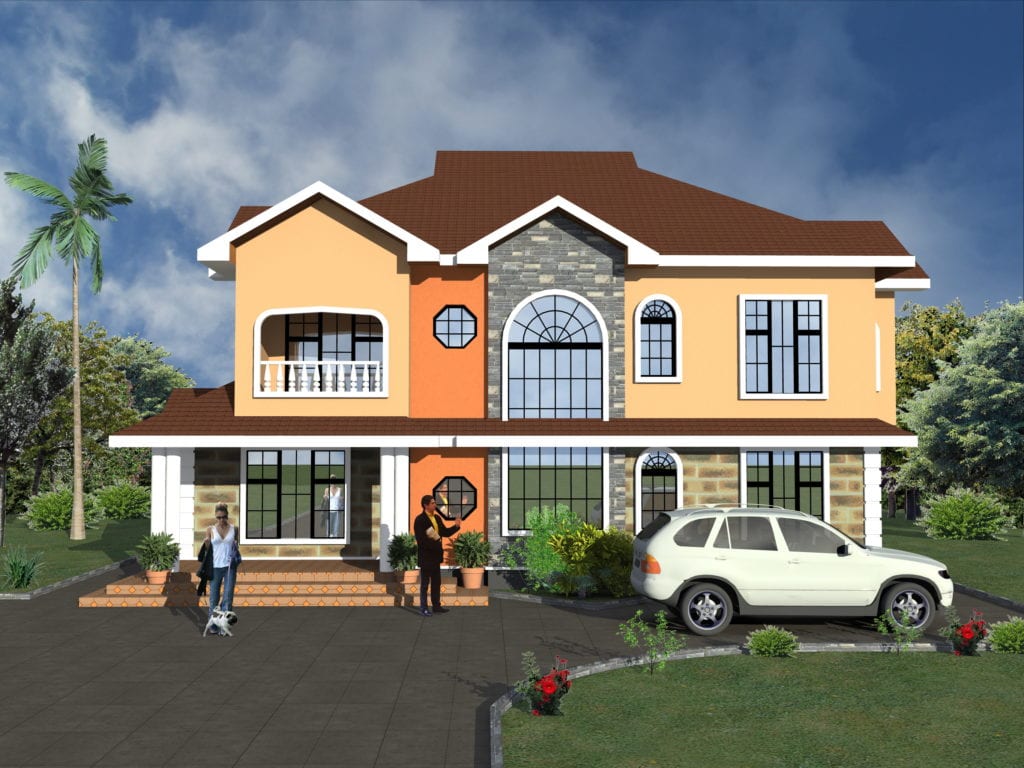 4 Bedroom Maisonette House Plan Design | HPD Consult