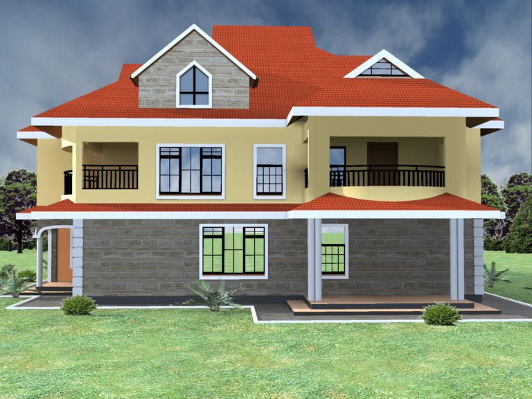 Beautiful 5 Bedroom house designs [Full Details Here ] | HPD Consult