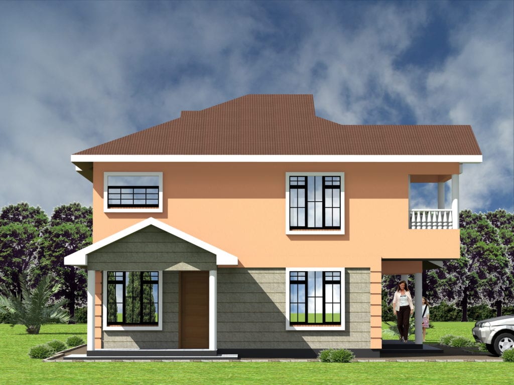 Modern 4 Bedroom Maisonette House Plan/HPD Consult