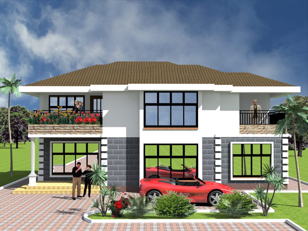 Brilliantly Designed 4 Bedroom Maisonette House Plan | HPD Consult