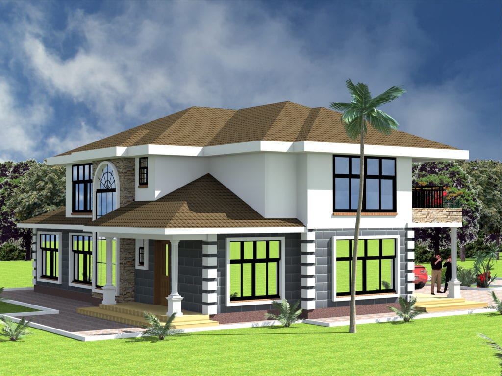 Brilliantly Designed 4 Bedroom Maisonette House Plan | HPD Consult