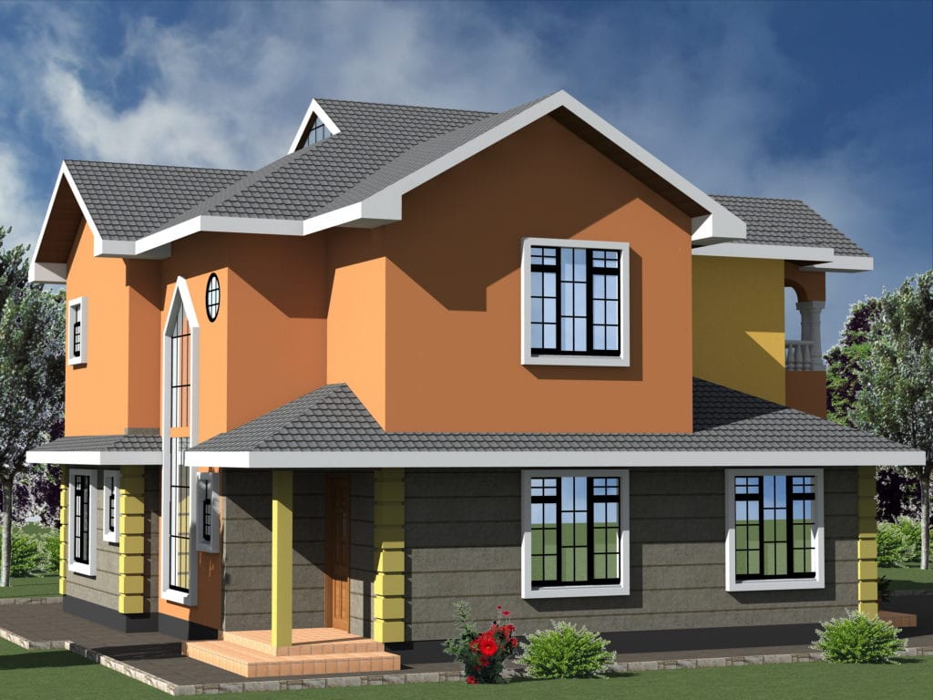 Amazing 4 Bedroom Maisonette Modern House Plans|HPD Consult