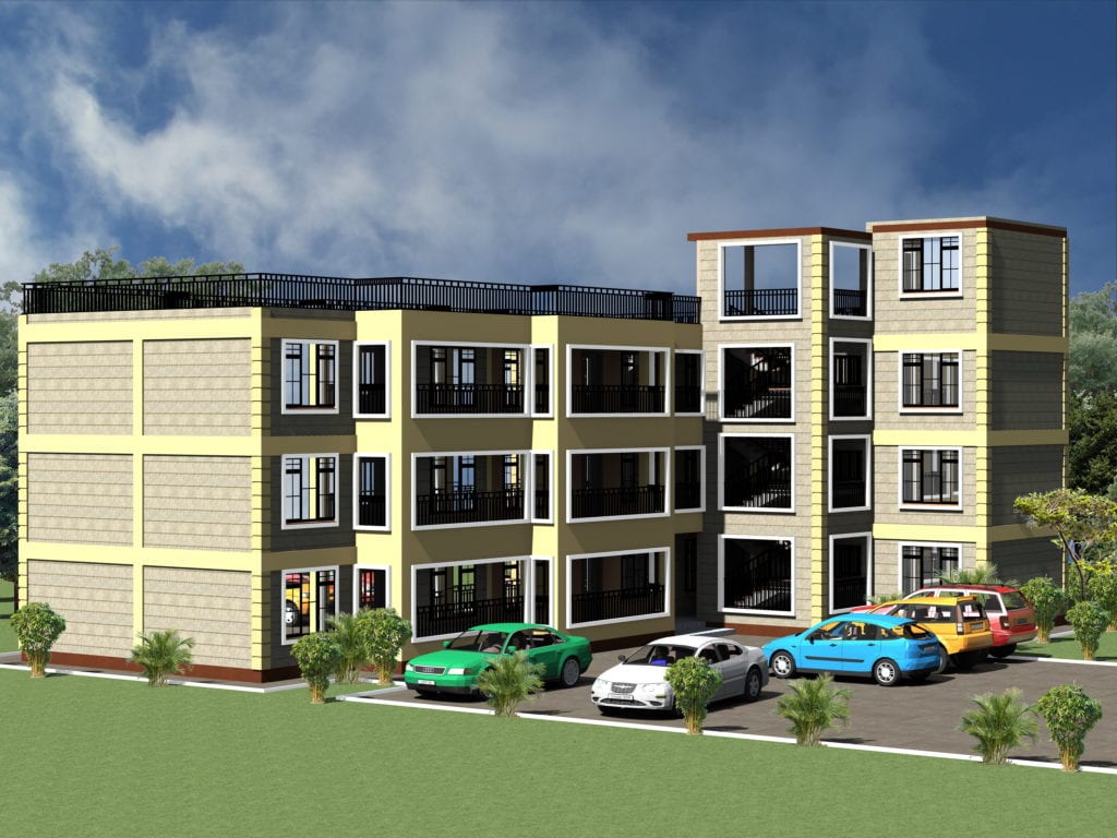 Apartment Design Plans 1 & 2 Bedrooms on 50*100 plot | HPD Consult