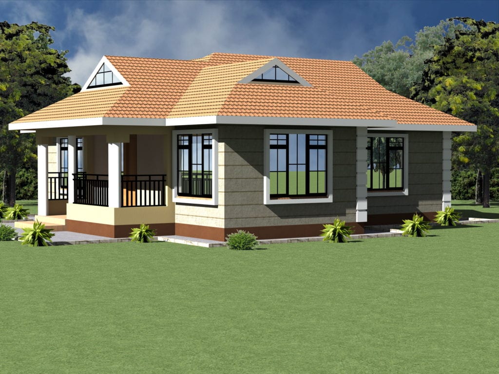 Exquisite 2 Bedroom House Plan Design | HPD Consult