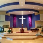 Church Ceiling Design; Gypsum Design Ceiling Ideas for Sanctuary/Altar