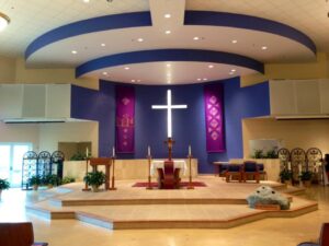 Church Ceiling Design; Gypsum Design Ceiling Ideas for Sanctuary/Altar