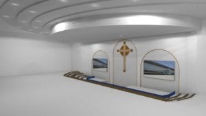 Church Ceiling Design; Gypsum Design Ceiling Ideas for Sanctuary/Altar