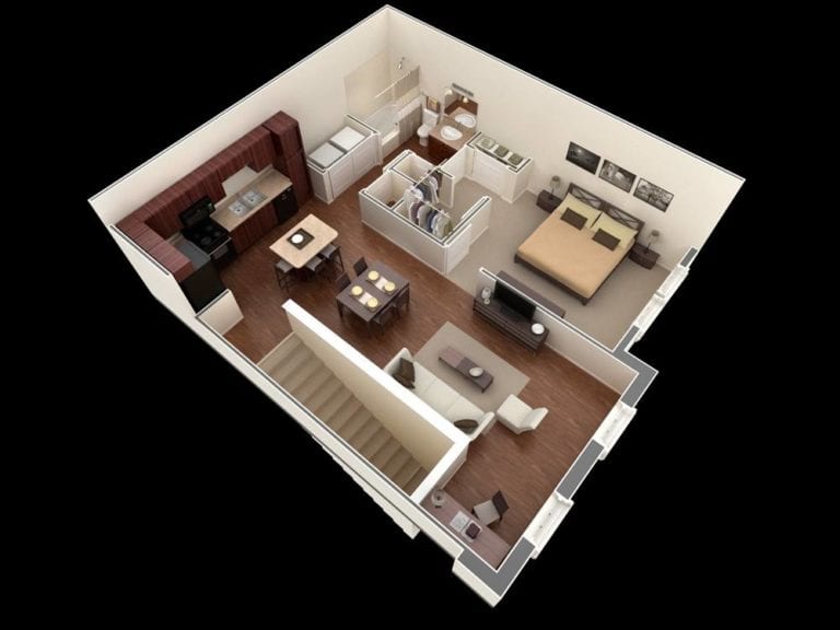 30 Best One bedroom house plans. Check Here | HPD Consult