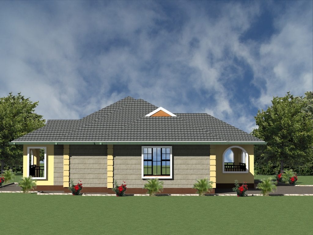 Best house design images- Low Pitch Roof 3 Bedroom | HPD Consult