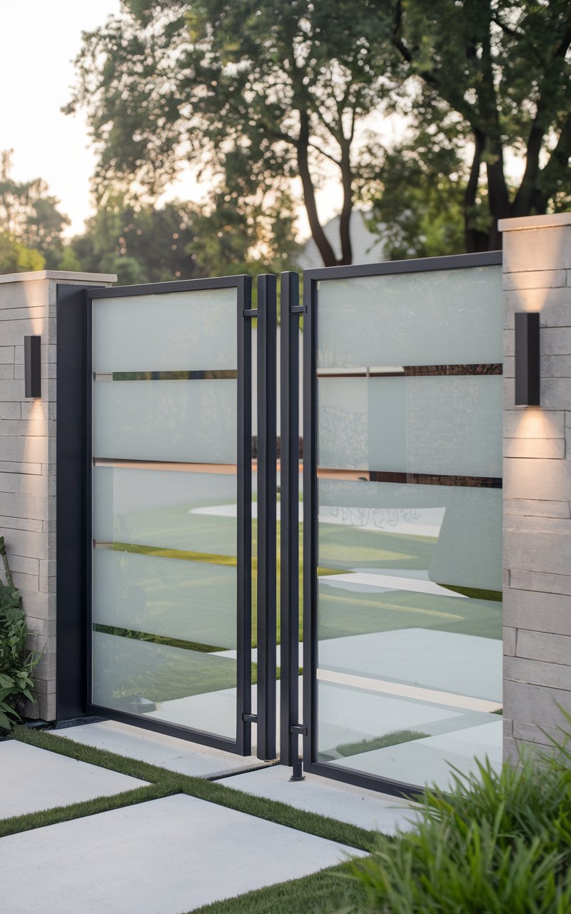 10 Stunning Modern Steel Gates Ideas for Single Doors (Updated 2024)
