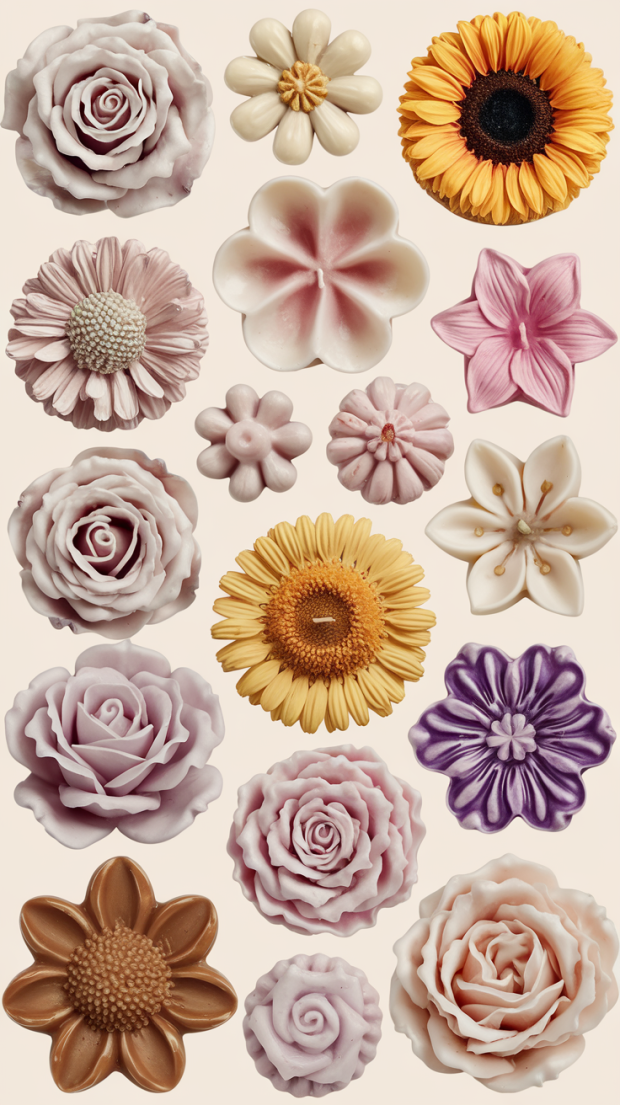 15 Flower-Shaped Candle Ideas to Add Cozy Floral Aesthetics (Updated 2025)