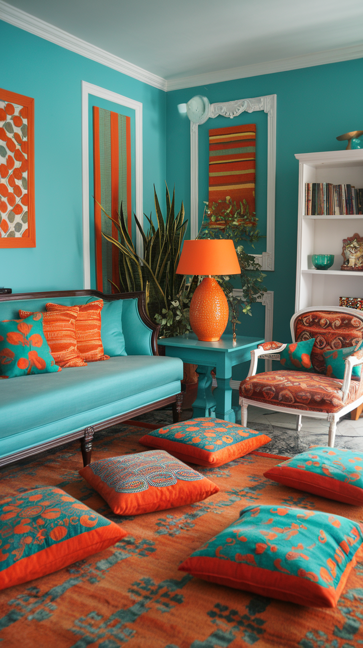 19 Orange and Turquoise Accent Ideas to Brighten Your Space (Updated 2025)