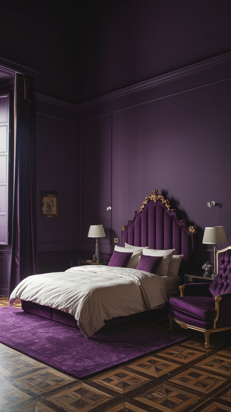 15 Moody Purple Bedroom Designs for a Regal, Restful Feel (Updated 2025)