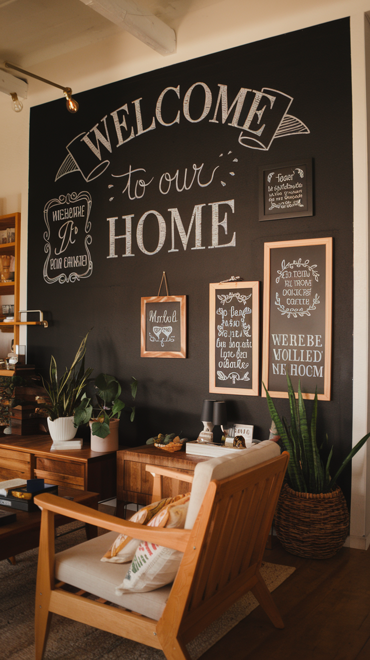 11 DIY Chalkboard Wall Ideas to Personalize Your Home Décor (Updated 2025)