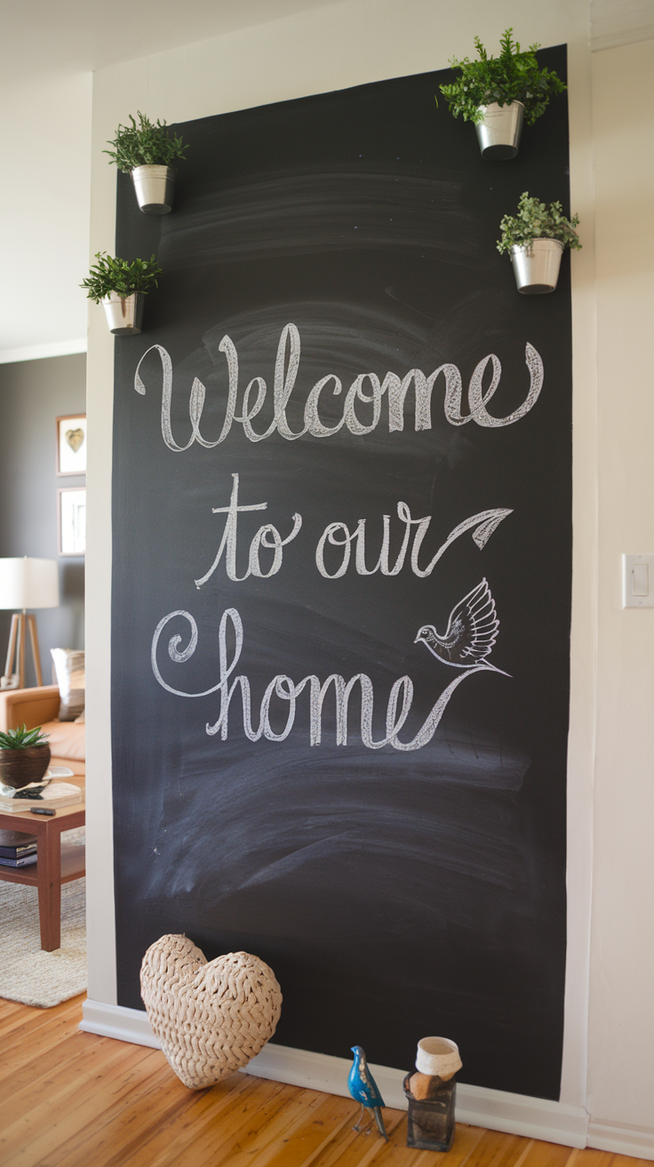 11 DIY Chalkboard Wall Ideas to Personalize Your Home Décor (Updated 2025)