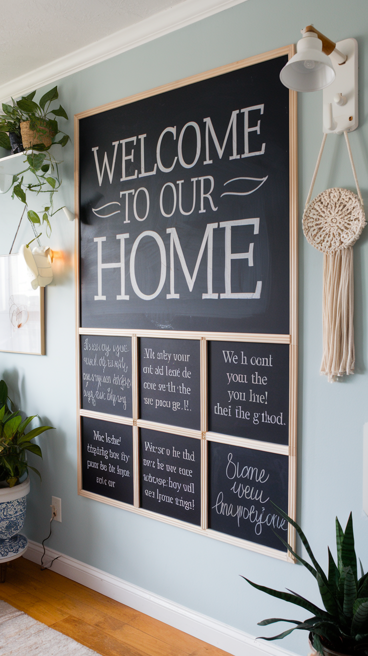 11 DIY Chalkboard Wall Ideas to Personalize Your Home Décor (Updated 2025)
