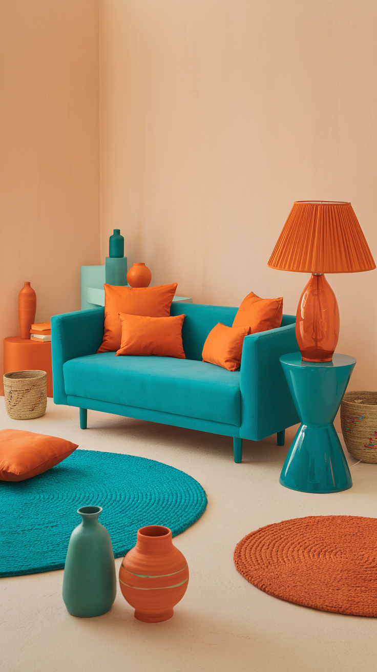 19 Orange and Turquoise Accent Ideas to Brighten Your Space (Updated 2025)