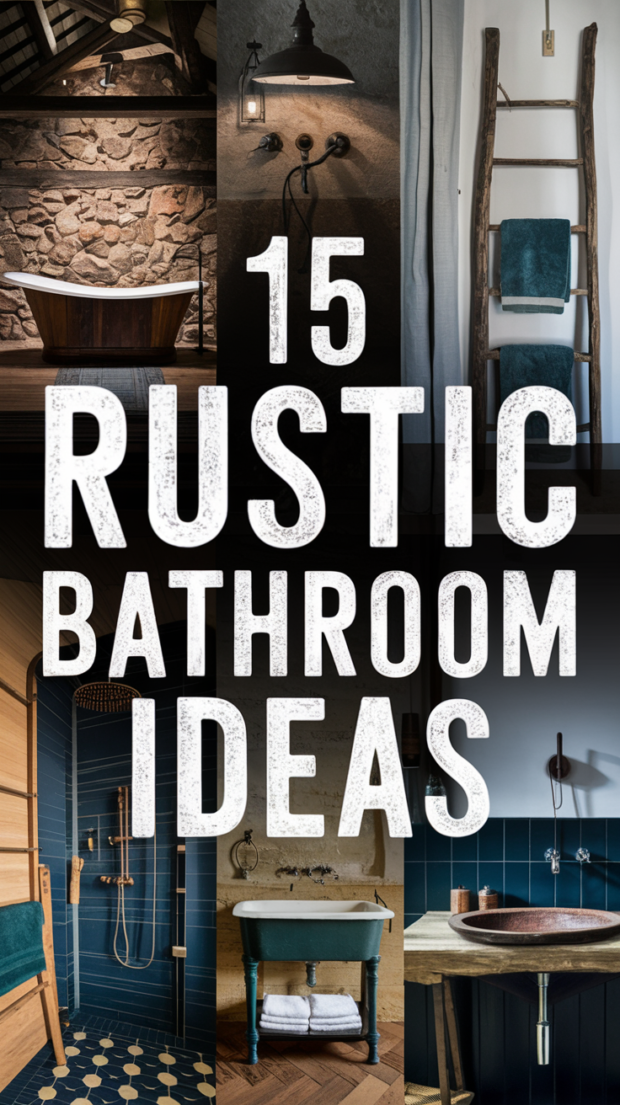 39 Rustic Bathroom Ideas to Transform Your Space to a Vintage ...