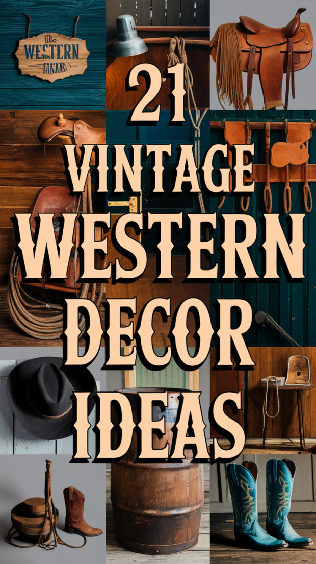 21 Vintage Western Decor Ideas That'll Make You Feel Like a True Cowboy ...