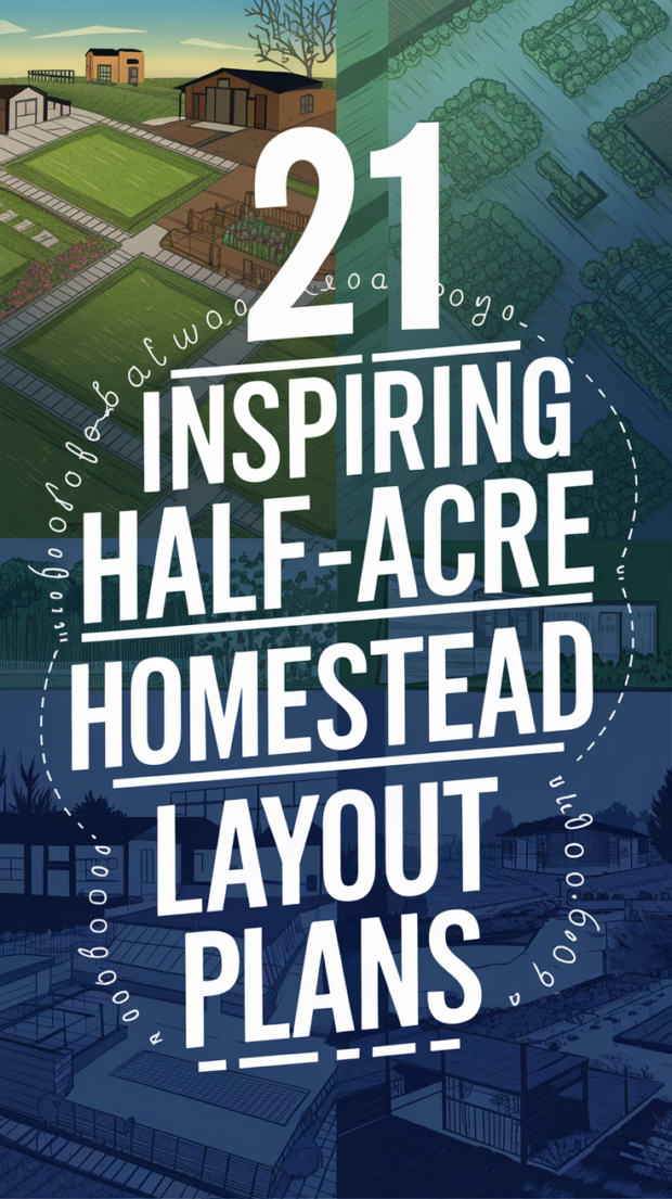 21 Inspiring Half Acre Homestead Layout Plans You’ll Want to Copy ...