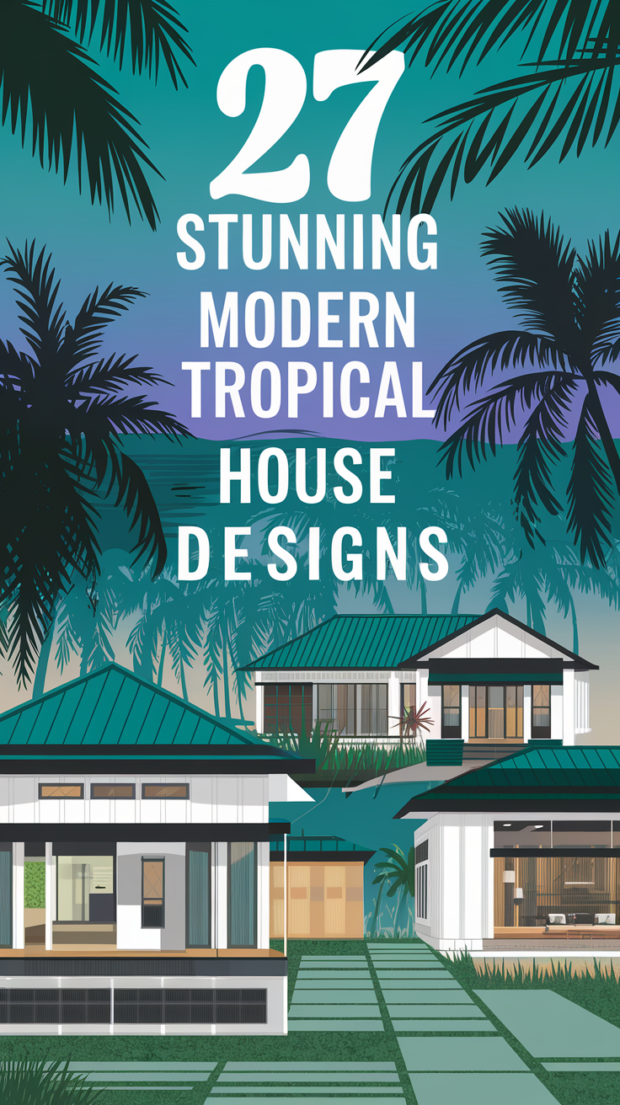27 Stunning Modern Tropical House Designs That Combine Style and ...