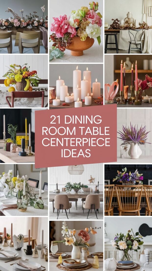 21 Dining Room Table Centerpiece Ideas That Will Transform Your Space ...
