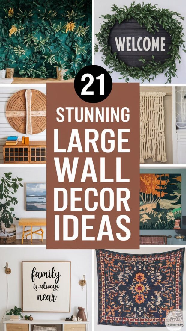 21 Stunning Large Wall Decor Ideas for Behind Your Couch (You Won't ...
